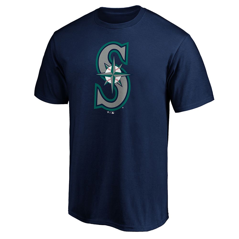 Men's Fanatics Seattle Mariners Official Logo Graphic Tee