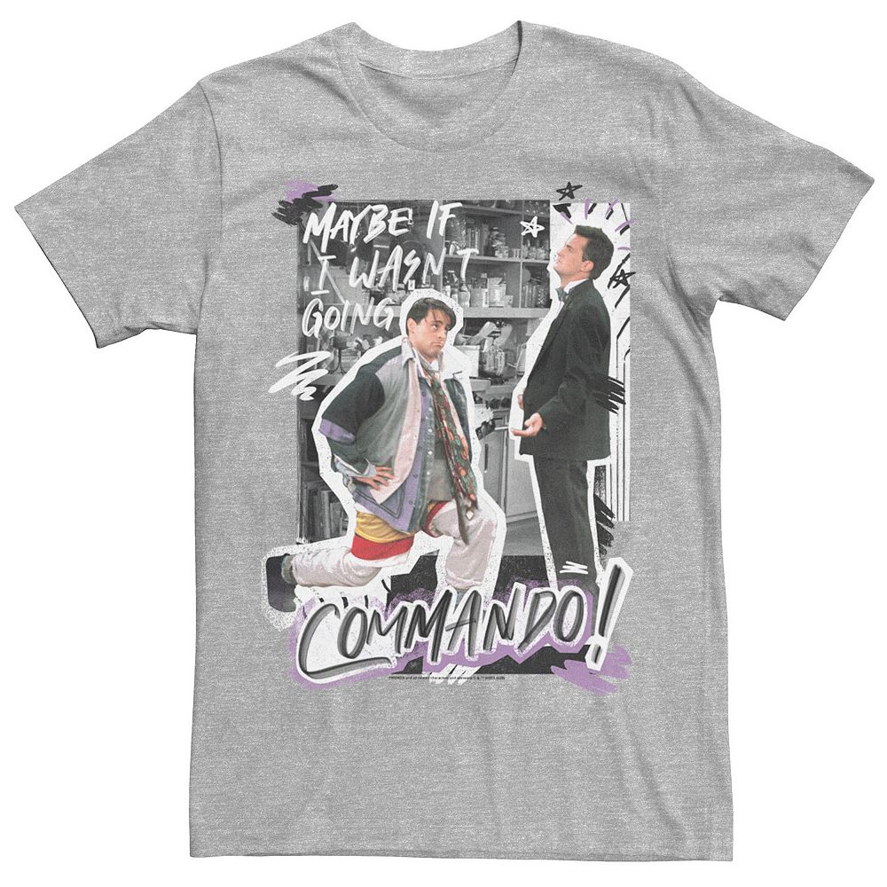 Men's Friends Joey And Chandler Commando Poster Tee