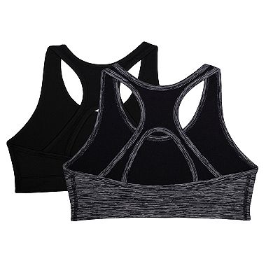 Girls 7-16 SO® 2-Pack Micro Mesh Keyhole Sports Bras