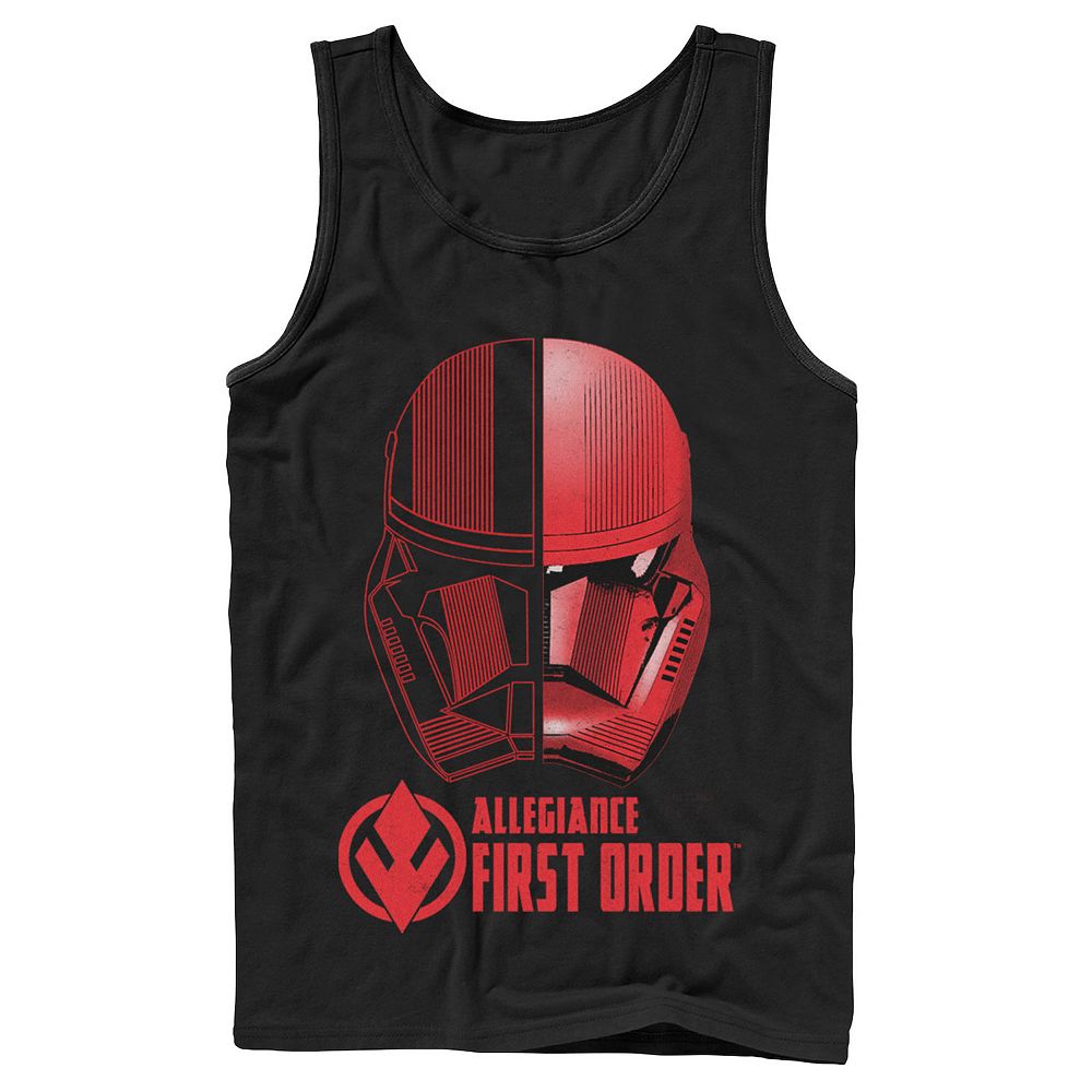 Men's Star Wars Red Sith Trooper Allegiance First Order Tank Top
