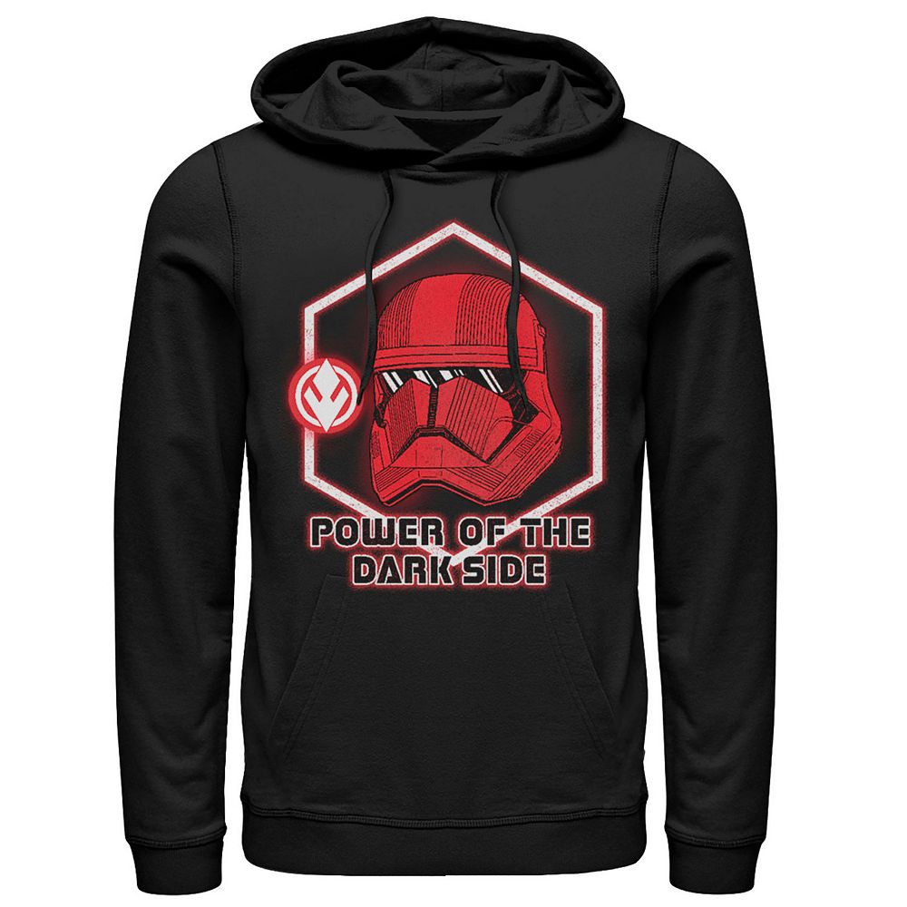 Men's Star Wars Red Sith Trooper Power Of The Dark Side Portrait Hoodie