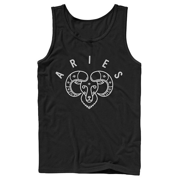 Men's Aries Simple Sketch Tank Top