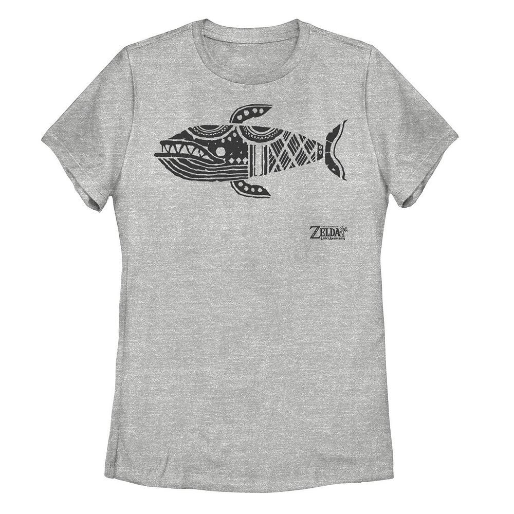 Juniors' Nintendo Legend Of Zelda Links Awakening Whale Glyph Graphic Tee