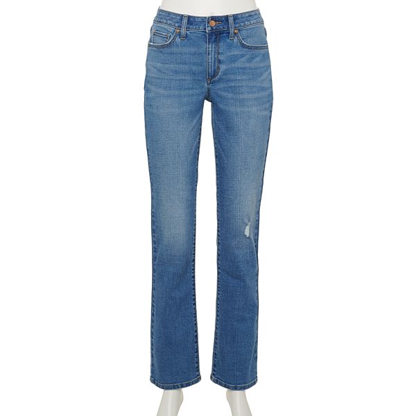 Womens Sonoma Goods For Life® Curvy High Waisted Bootcut Jeans