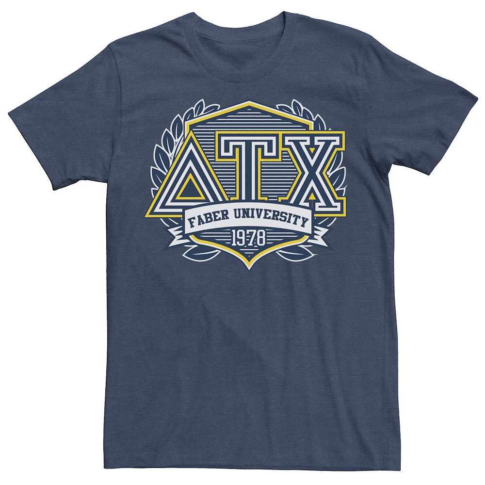 Men's Animal House Faber University 1978 Frat Logo Tee