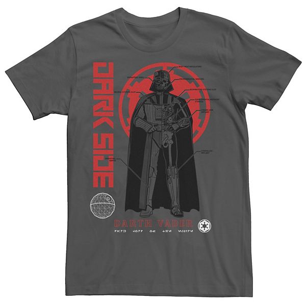 Men's Star Wars Darth Vader Schematic Tee