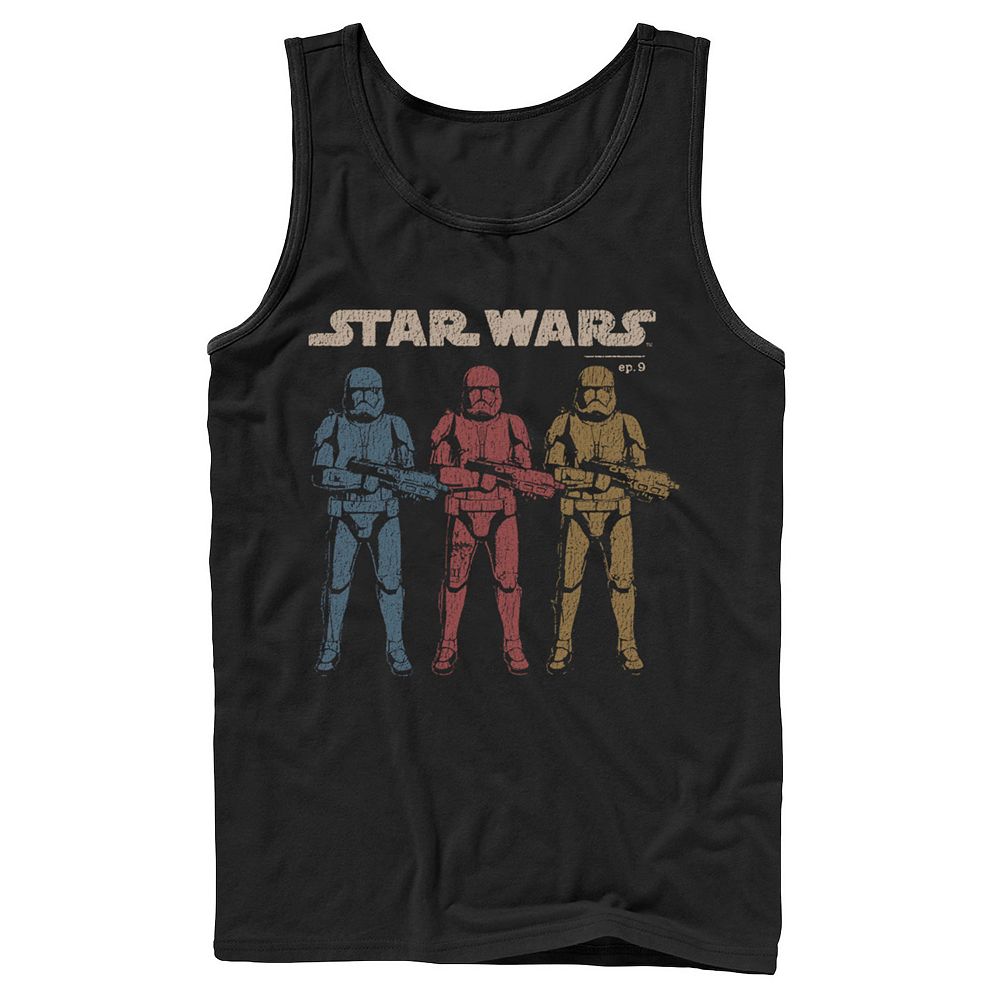 Men's Star Wars The Rise of Skywalker Stormtrooper Trio Tank Top