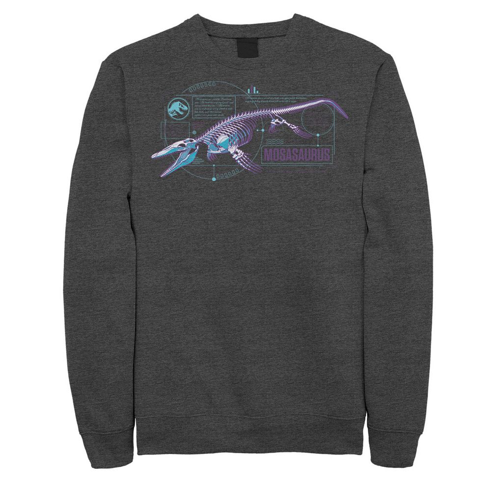 Men's Jurassic World Mosasaurus Skeleton X Ray Sweatshirt