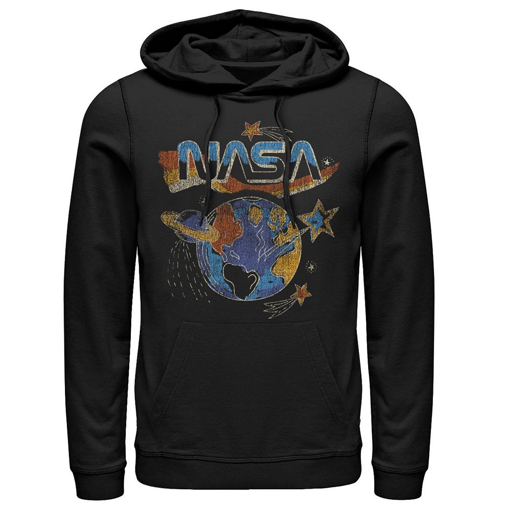 Men's NASA Planet Space Sketched Doodles Hoodie