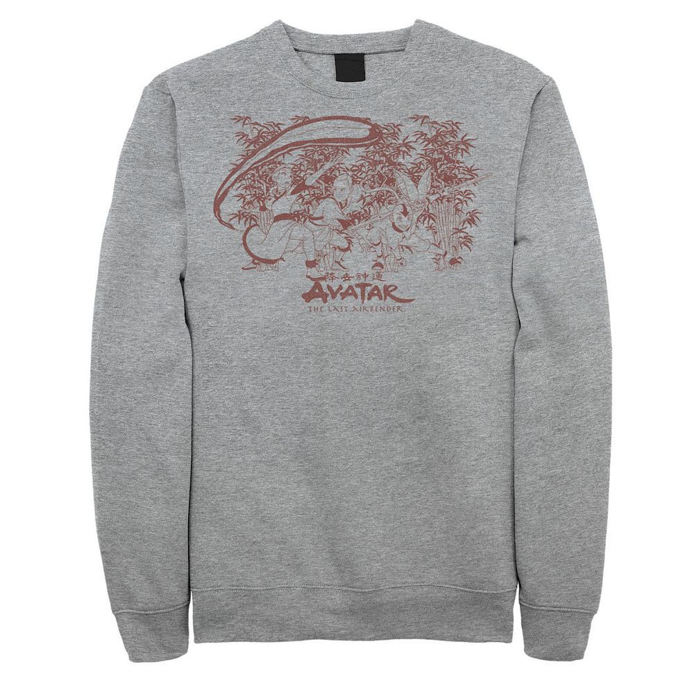 Men's Nickelodeon Avatar: The Last Airbender Group Action Pose Sweatshirt