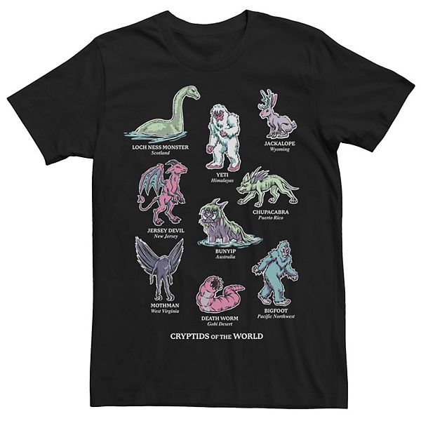 Men's Mythical Creatures Collage Tee