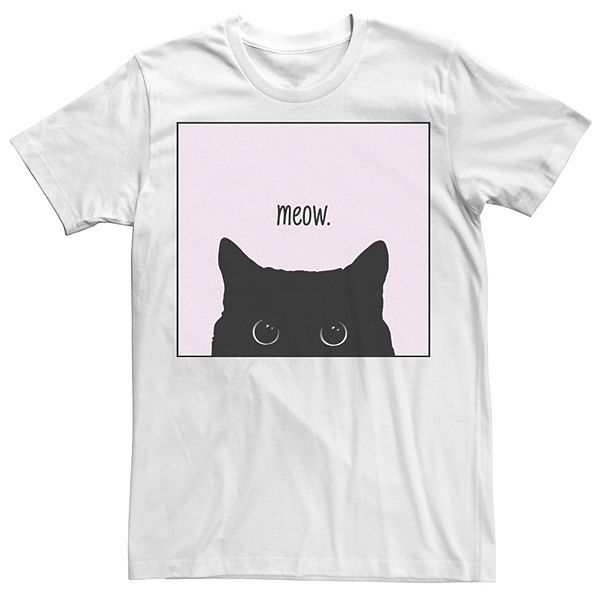 Men S Meow Cat Pop Art Tee
