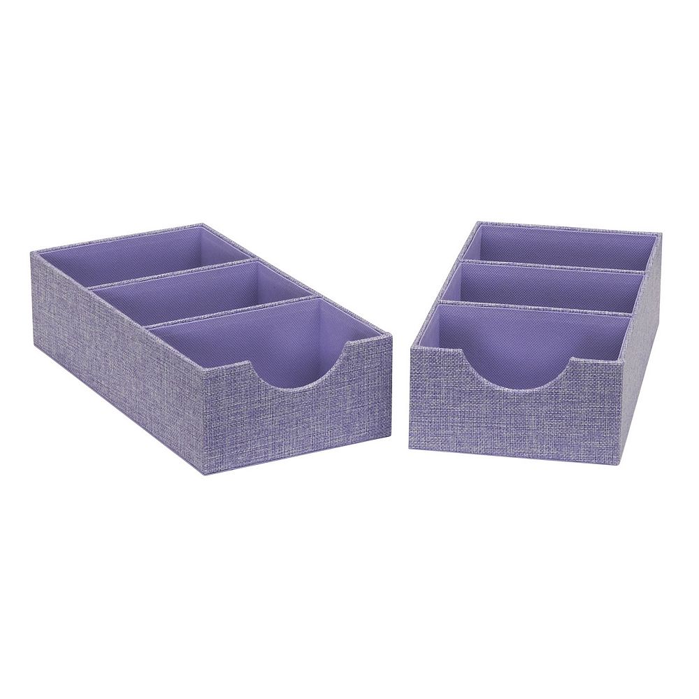 Household Essentials 3-Compartment Drawer Organizer