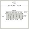 Exclusive Home Loha Light Filtering Rod Pocket Scalloped Valance