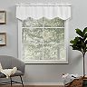Exclusive Home Loha Light Filtering Rod Pocket Scalloped Valance