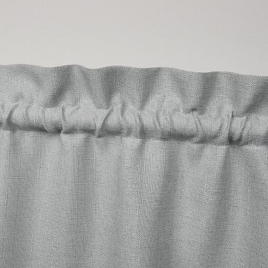 Exclusive Home 2-pack Loha Light Filtering Rod Pocket Tier Window Curtains