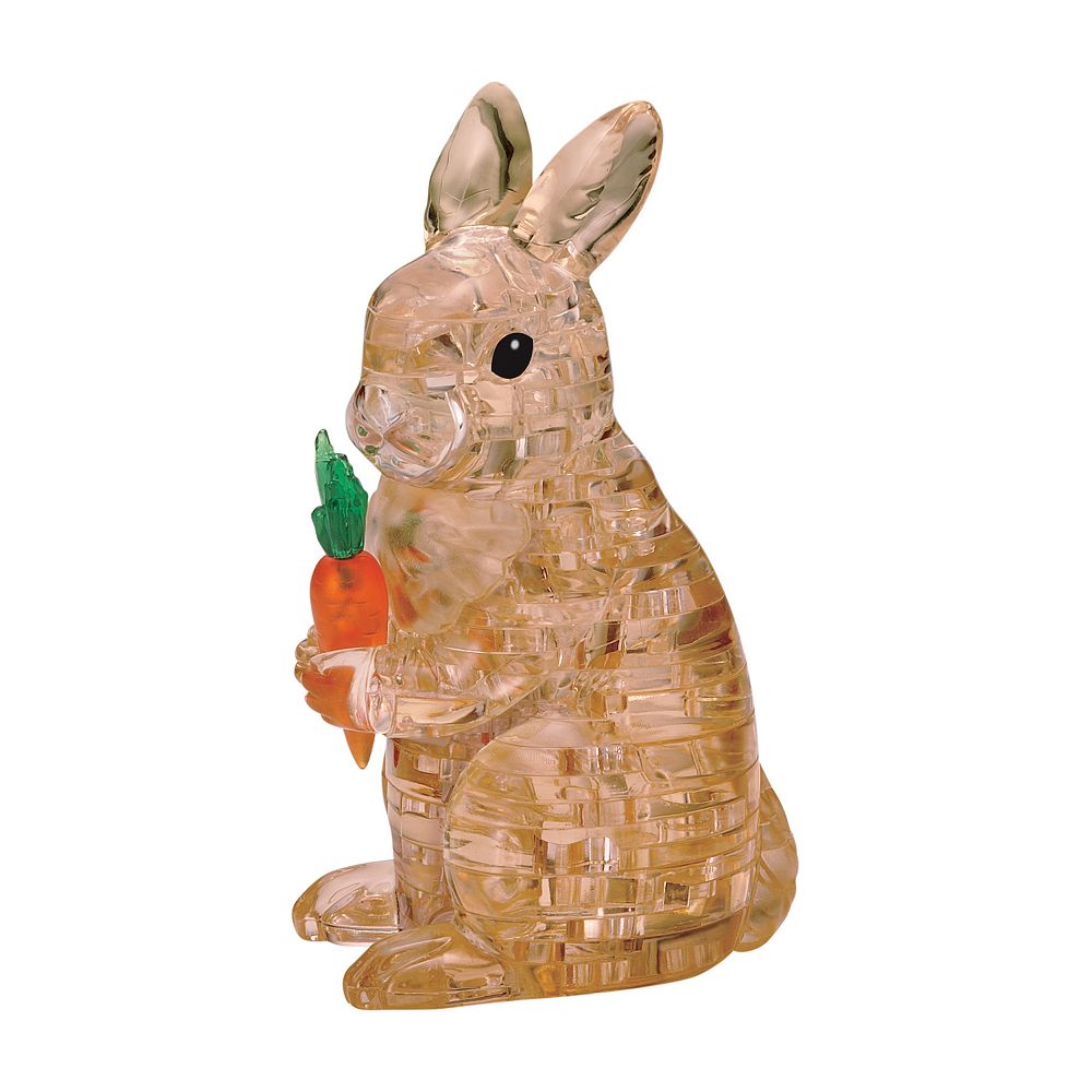 University Games 3D Crystal Puzzle - Rabbit 43-Pieces