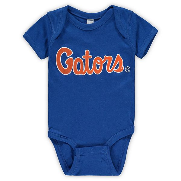 Infant Royal Florida Gators Script Big Logo Bodysuit