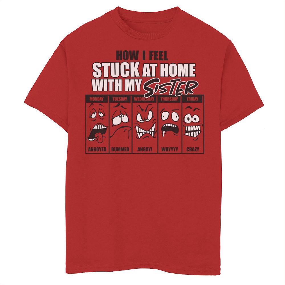 Boys 8-20 Fifth Sun Stuck At Home With Sister Graphic Tee