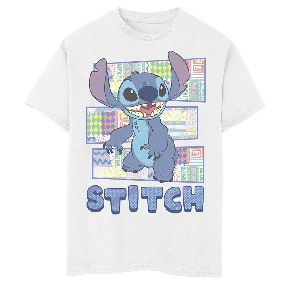 Disney's Lilo & Stitch Boys 8-20 Design Panels Portrait Graphic Tee