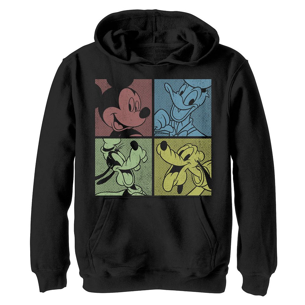 Disney's Mickey Mouse & Friends Boys 8-20 Group Shot Comic Panels Fleece