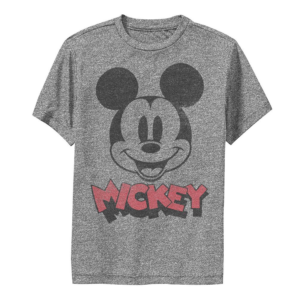 Disney's Mickey Mouse & Friends Boys 6-20 Mickey Big Face Logo Tee