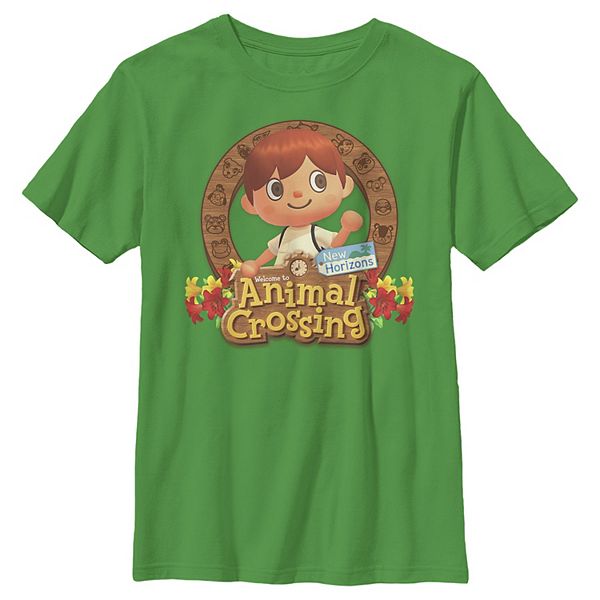 Boys 8-20 Animal Crossing New Horizons Villager Portrait Graphic Tee