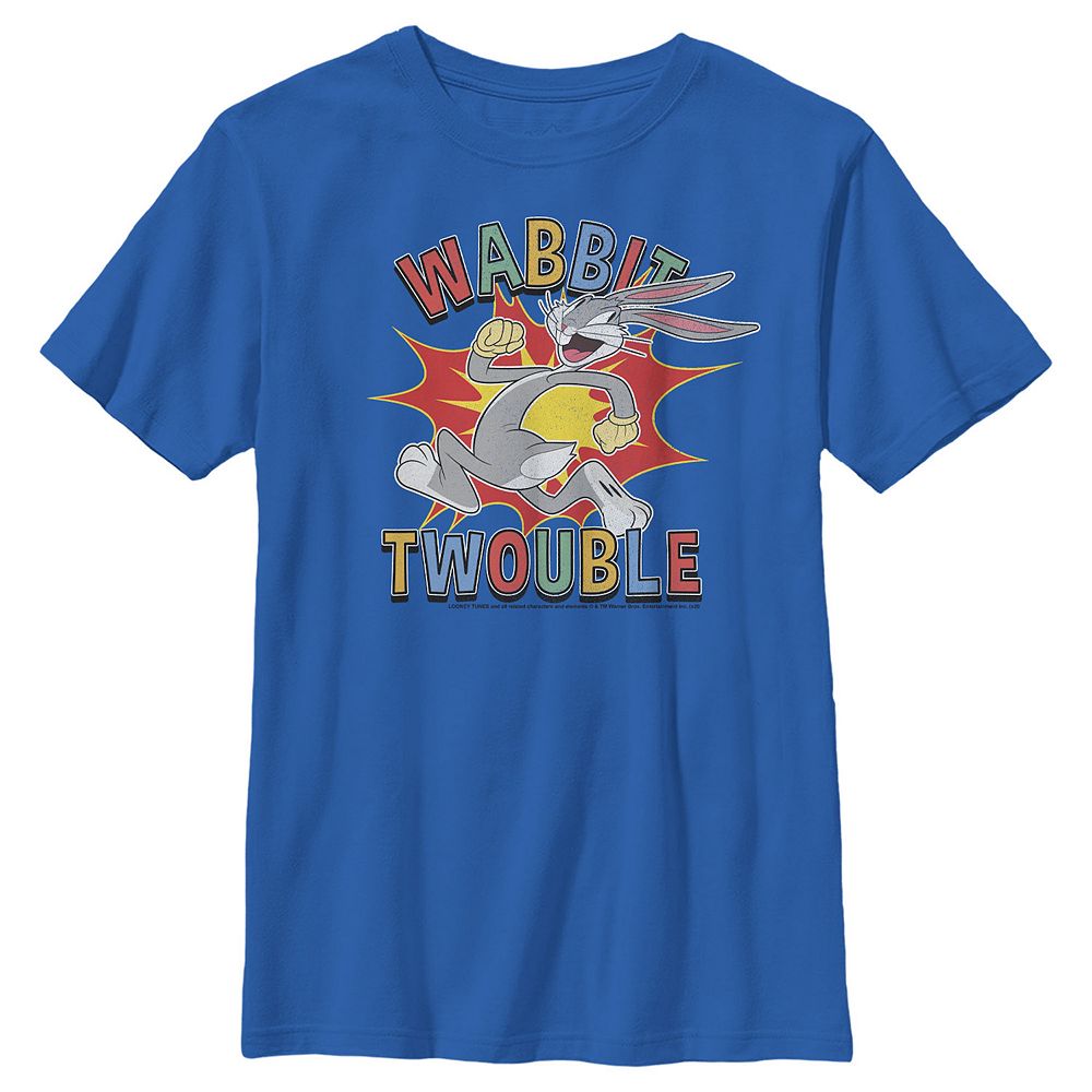 Boys 8-20 Looney Tunes Wabbit Twouble Graphic Tee