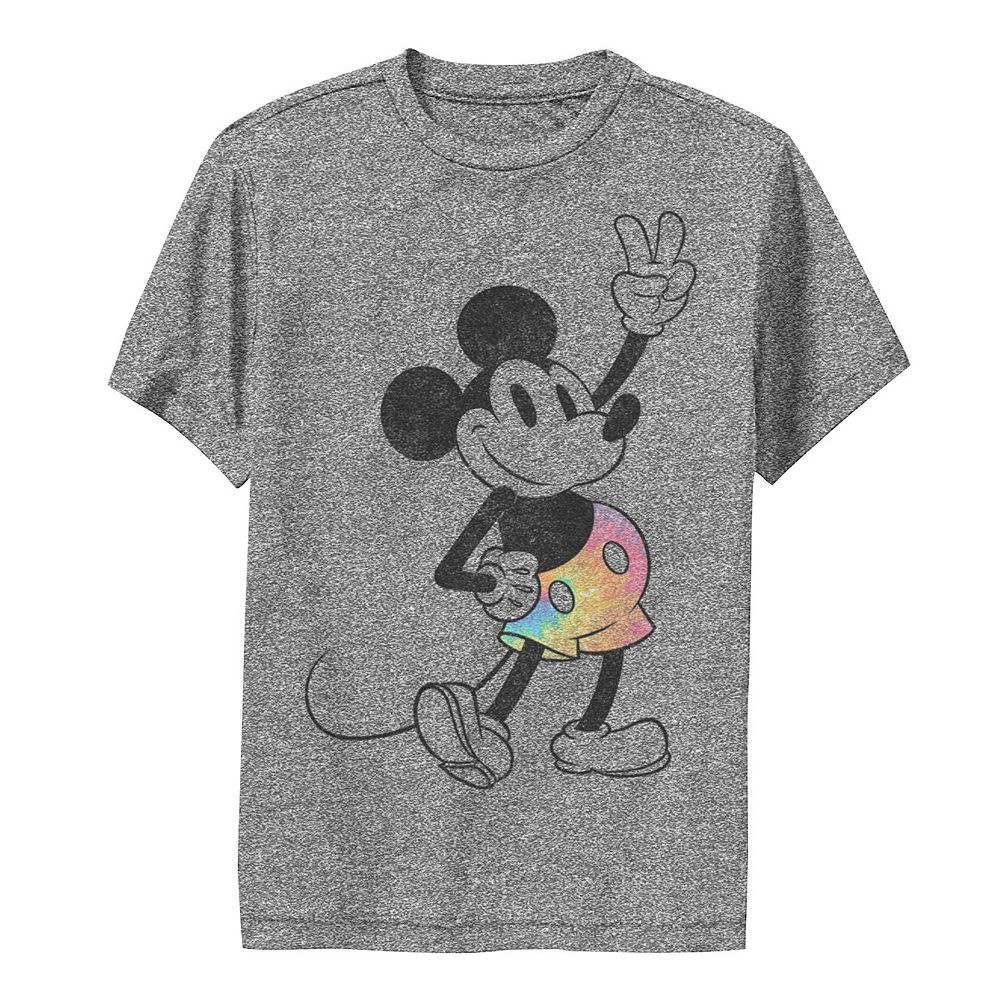 Disney's Mickey Mouse Boys 6-20 Peace Sign Rainbow Short Performance ...