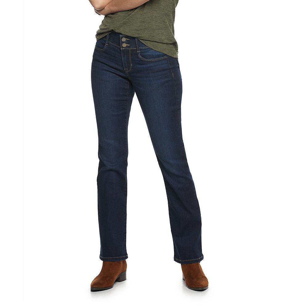 Petite Apt. 9® Tummy Control High-Rise Bootcut Jeans