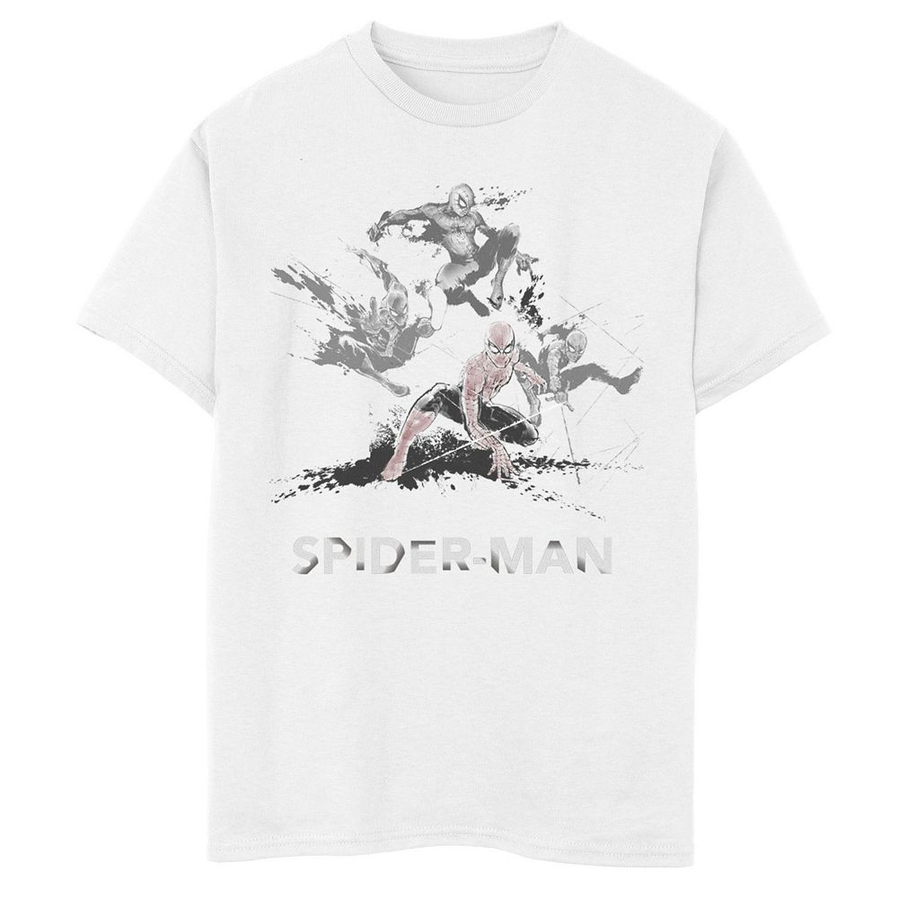 Boys 8-20 Marvel Spider-Man Splat Art Poster Graphic Tee