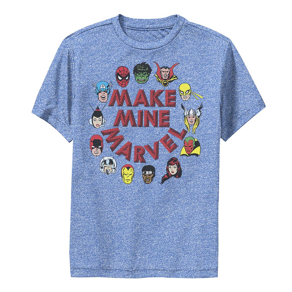 Boys 6-20 Marvel Make Mine Marvel Circle Of Heroes Performance Graphic Tee