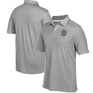 Men's adidas Gray Philadelphia Union Team Logo Polo