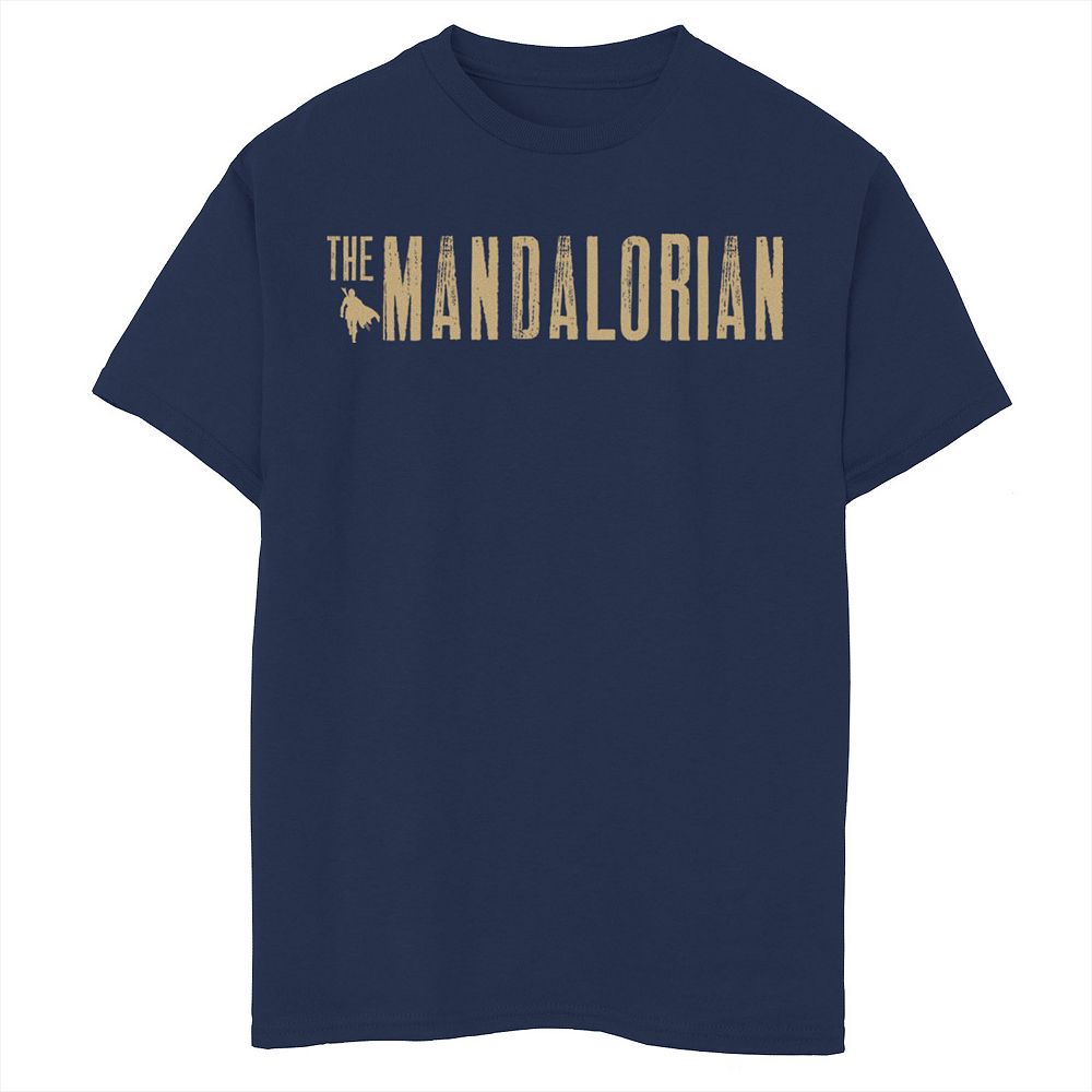 Boys 6-20 Star Wars The Mandalorian Simple Logo Graphic Tee
