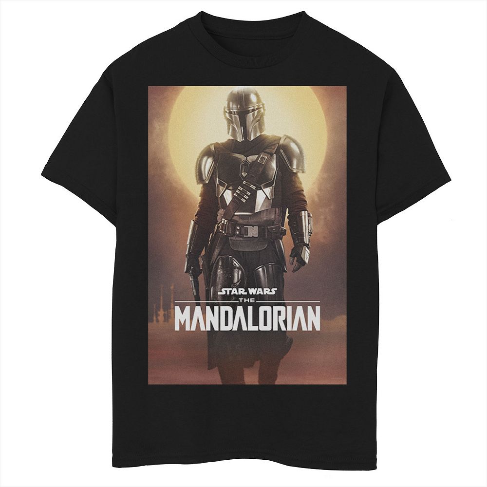 Boys 6-20 Star Wars The Mandalorian Character Poster Graphic Tee