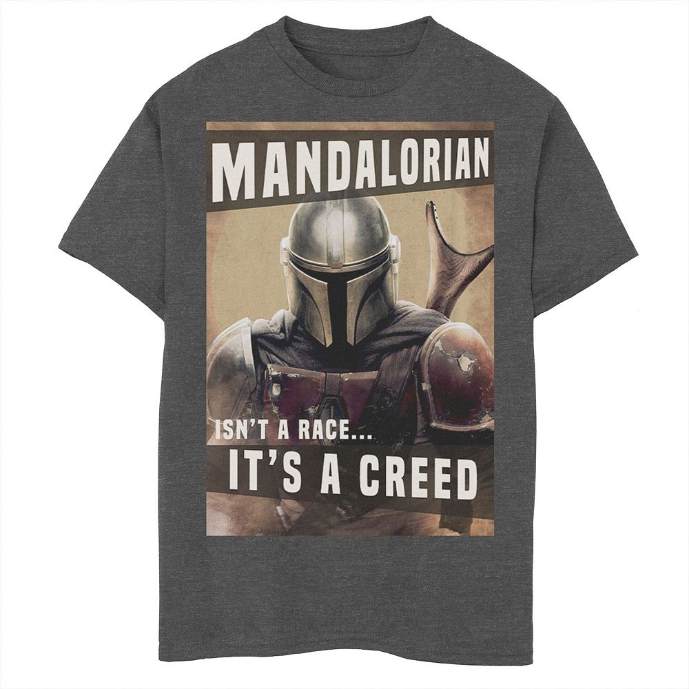 Boys 6-20 Star Wars The Mandalorian It Isn't A Race It's A Creed ...