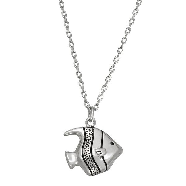 Sterling Silver Fish Necklace