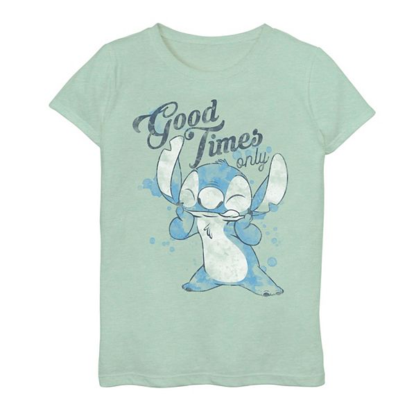 Disney's Lilo & Stitch Girls 7-16 Good Times Only Splatter Portrait ...
