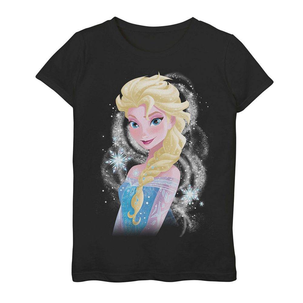 Disney's Frozen Girls 7-16 Elsa Snowflake Swirls Graphic Tee