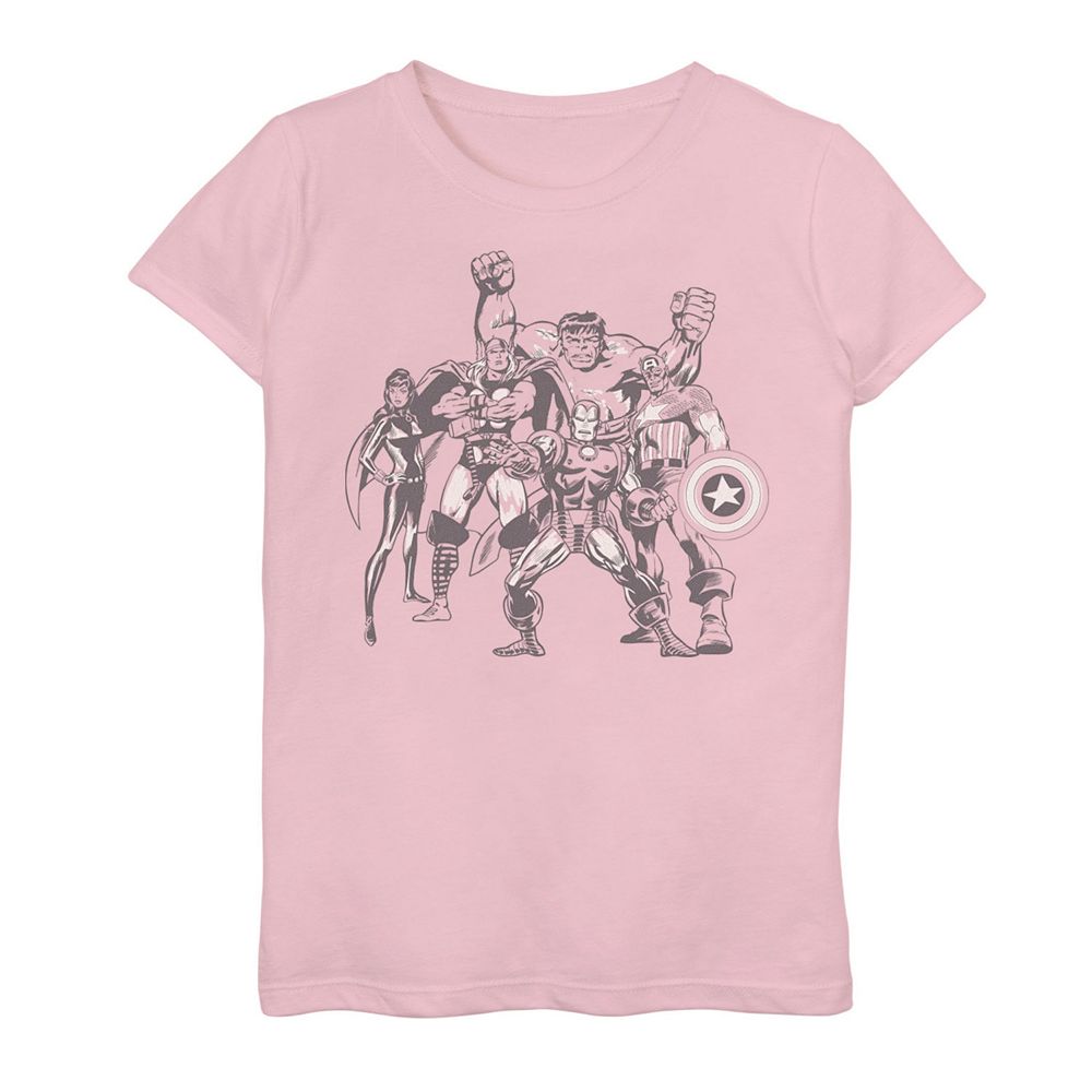 Girls 7-16 Marvel Marvel Retro Group Graphic Tee