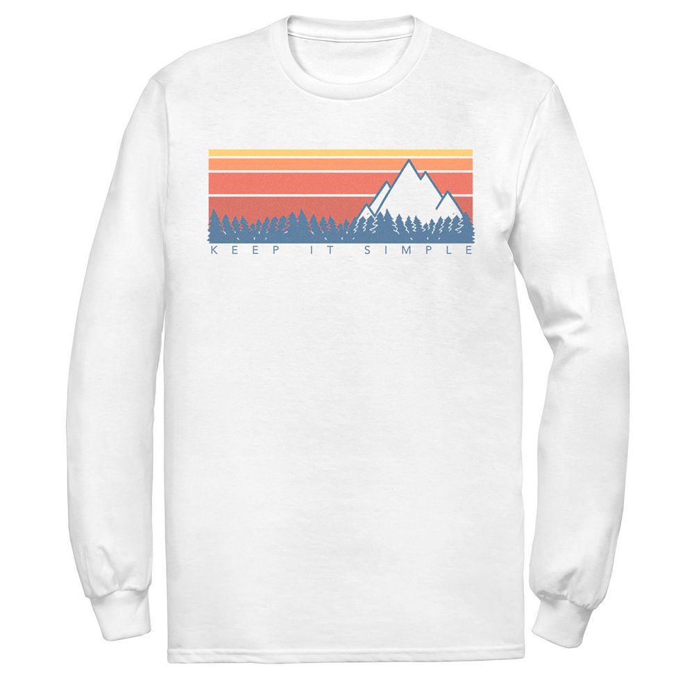 Men's Keep It Simple Gradiant Mountain Range Tee
