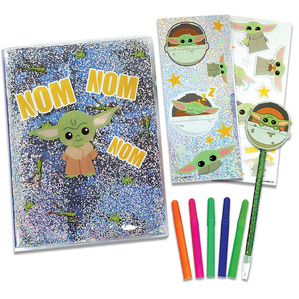 Star Wars The Mandalorian- Baby Yoda The Child Journal Activity Set