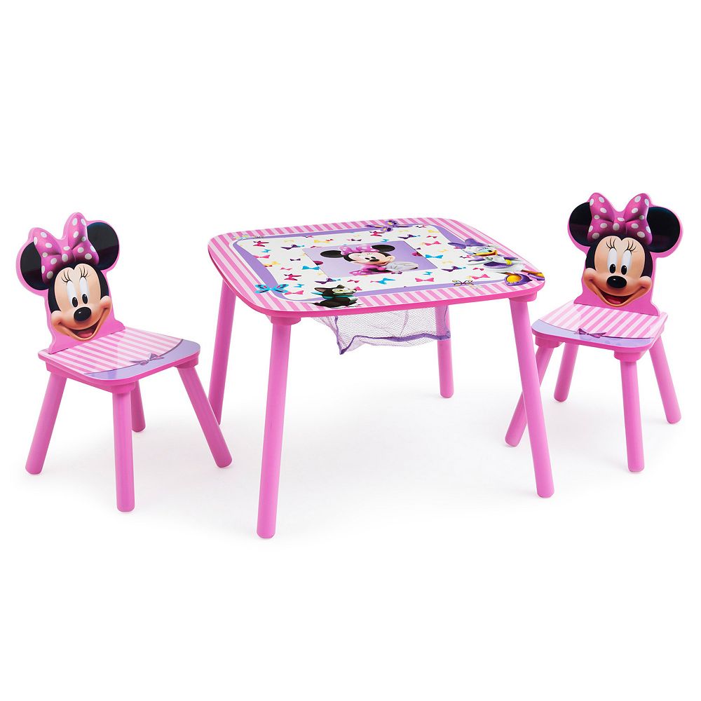 Disney's Minnie Mouse Table and Chair Set with Storage by Delta Children