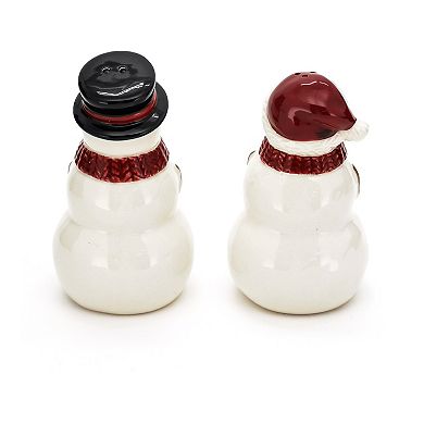 St. Nicholas Square® Yuletide Snowman Salt & Pepper Shaker Set