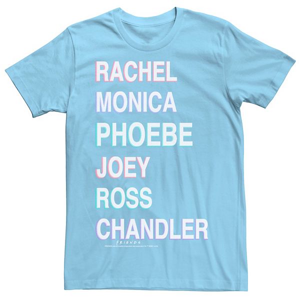 Men's Friends Name Stack Tee