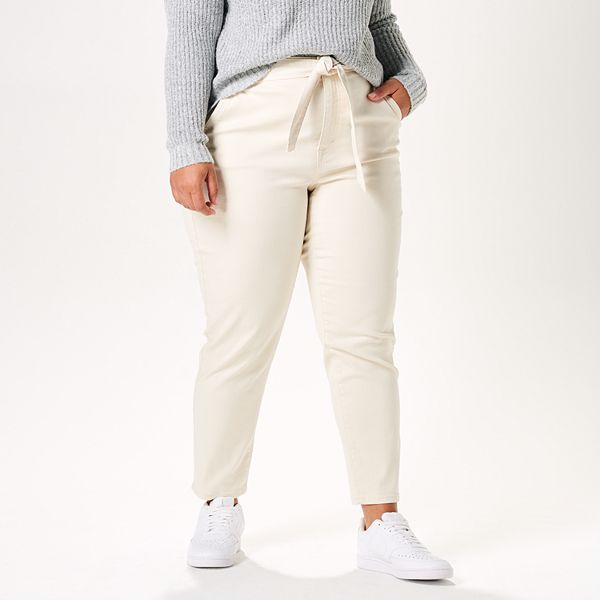 Plus Size EVRI™ Drawstring Ankle Jeans