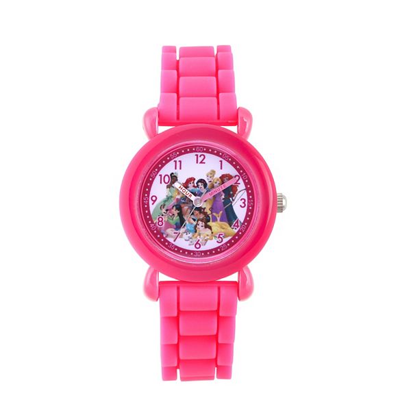 Disney Princess Kids' Pink Time Teacher Watch