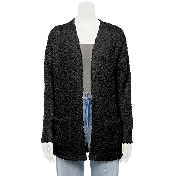 Juniors' Pink Republic Popcorn Cardigan