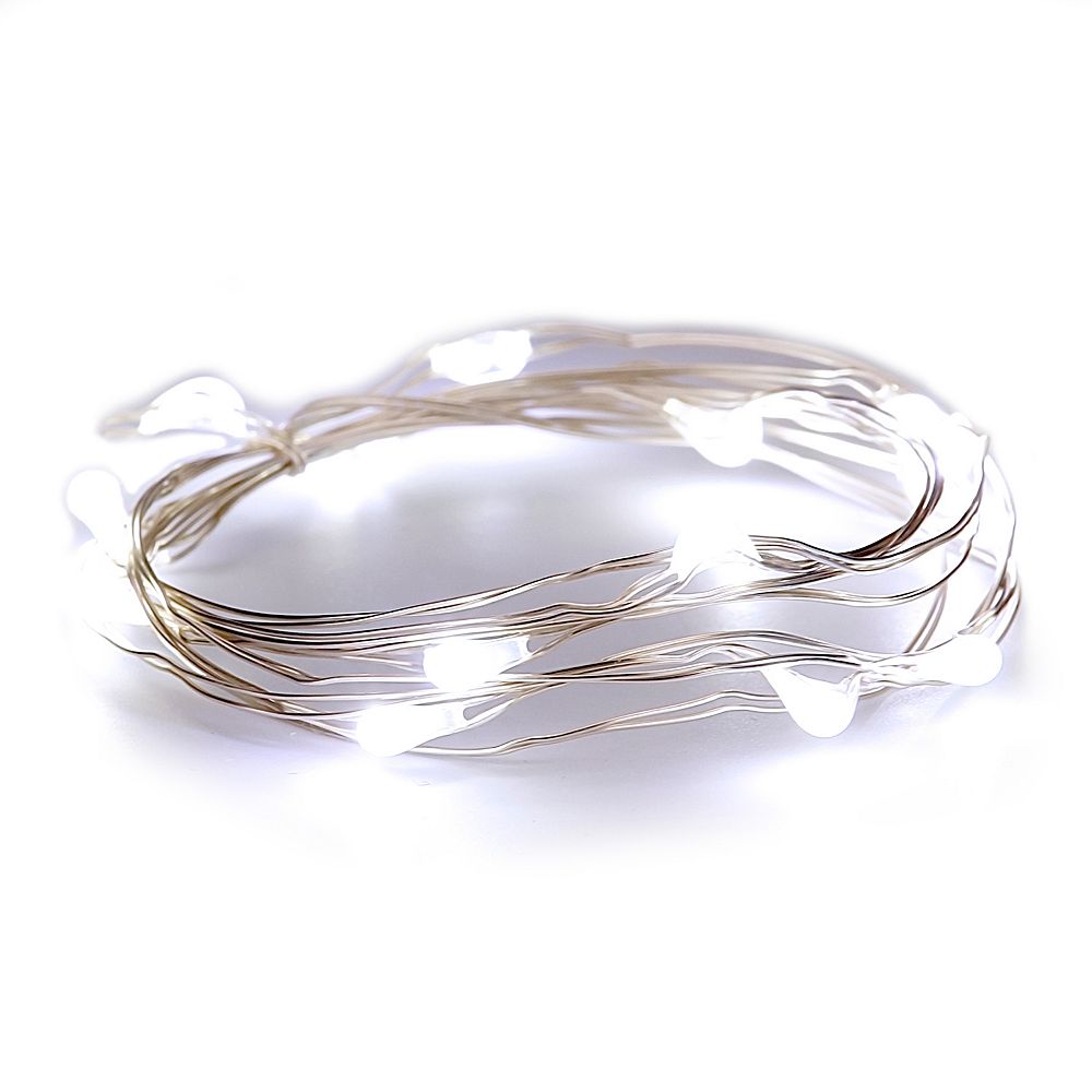 Cool White Shimmer String Lights