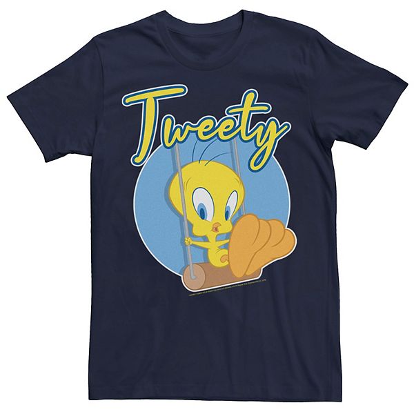 Men's Looney Tunes Tweety Swing Portrait Tee